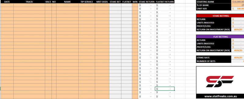 How to track your tips for horse racing in a spreadsheet